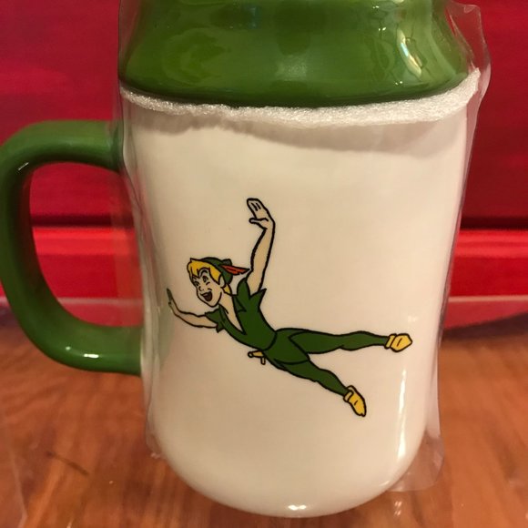 Rae Dunn | Dining | Rae Dunn Disney Peter Pan Mug With Hat Topper New ...